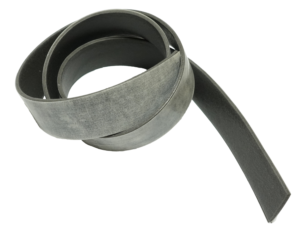 Silicone sponge_Square strips(Dark gray) with double-sided tape releas
