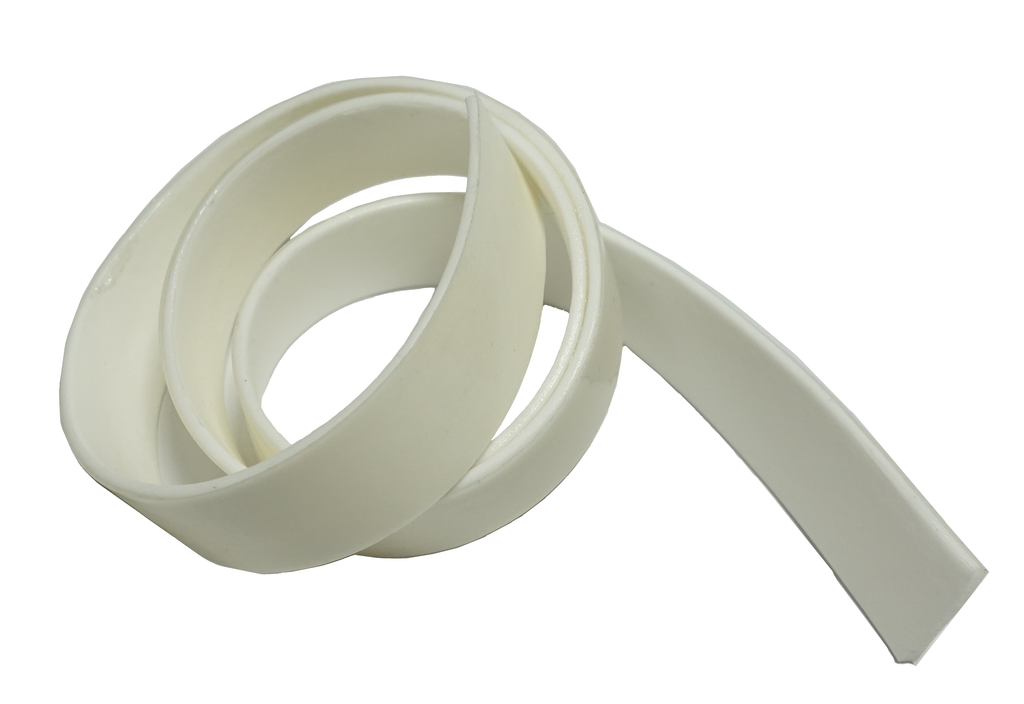 Silicone sponge_Square strips(White) with double-sided tape release pa